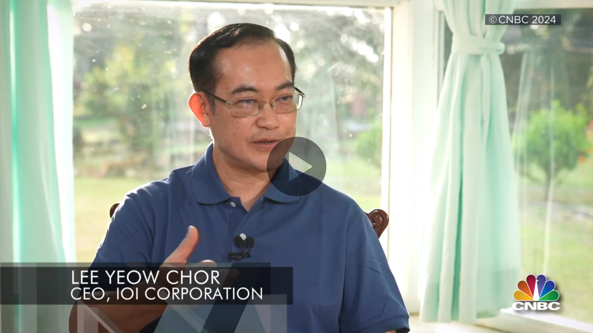 IOI Group: CNBC’s Managing Asia Interview with Dato’ Lee Yeow Chor